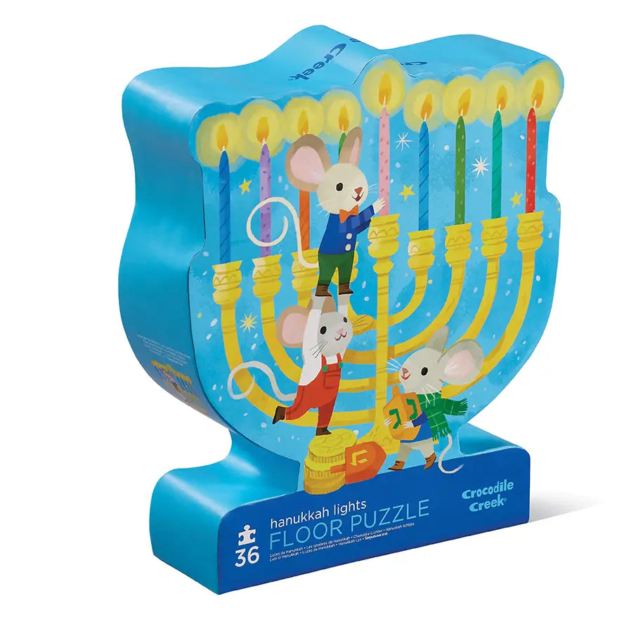 HANUKKAH LIGHTS- 36-PIECE PUZZLE – Three Littles