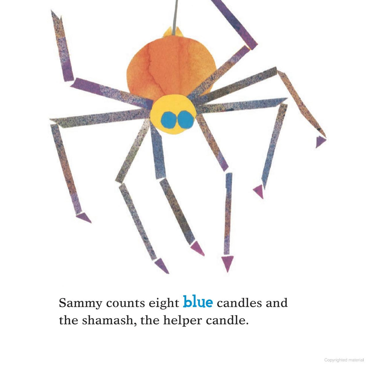 BOOK - Sammy Spider's Hanukkah Colors – Three Littles